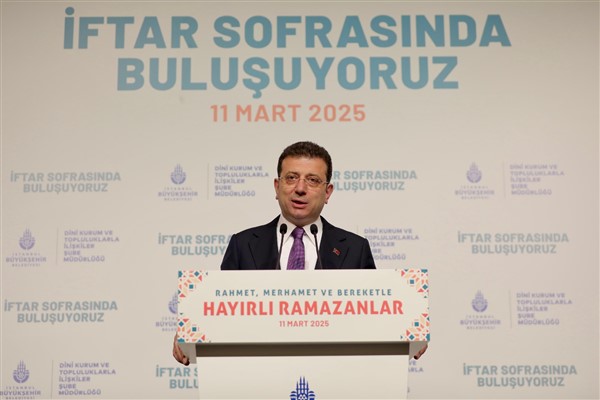 İmamoğlu: Fitreye, sadakaya muhtaç olan milyonlarca insanımız var ...